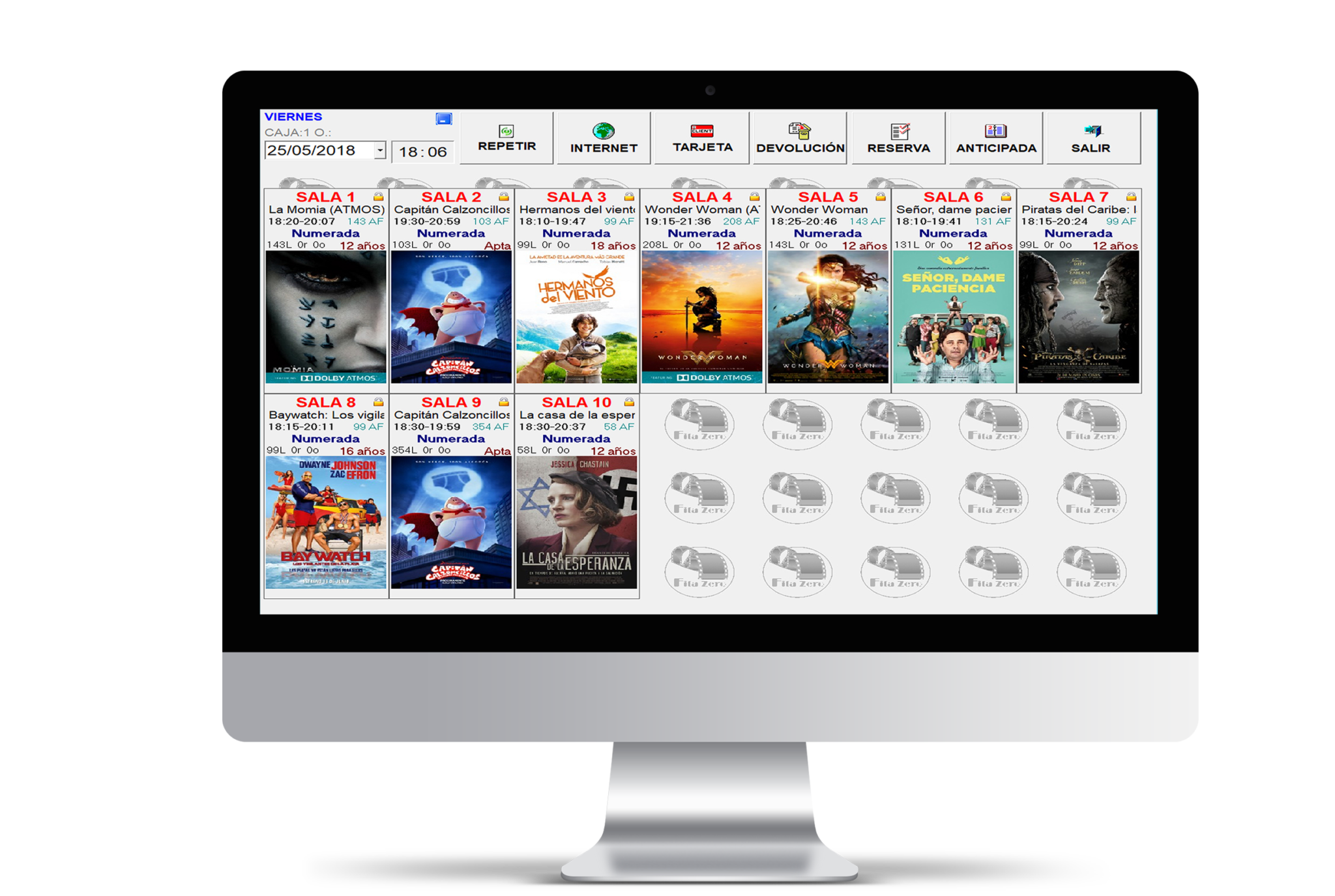 Gestión multicines | SYSTEMBCN
